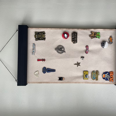 Pin Badge Display / Blank Canvas Wall Hanging / Enamel Pin Holder / HTV ...