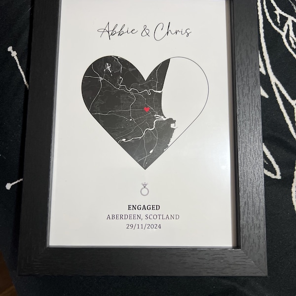 Family and Friends Long Distance Personalised Photo Gift, Moving ...