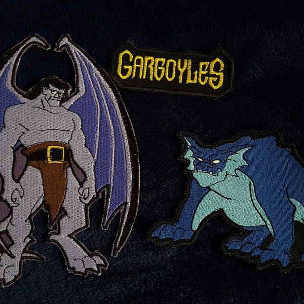 Gargoyles Title Ready to Iron on or Sew on Patch - Etsy