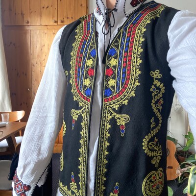 Traditional Dacic Hat Dacic Wolf Cloth and Wool Material / Handmade ...