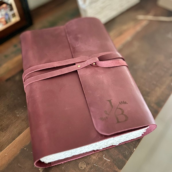 Personalized Book Cover, Leather Book Cover, Custom Book Cover, Leather ...