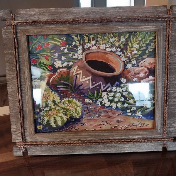 Wooden Picture Frame | Vintage Style Rustic Looking Wood Frames for ...