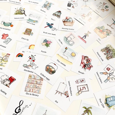 Editable Daily Rhythm Cards and Visual Schedule - Etsy