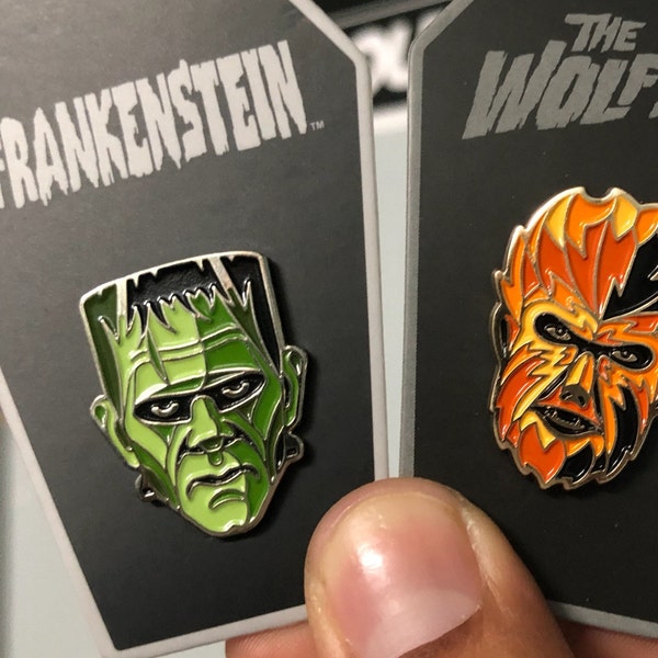 Universal Monsters: Frankenstein Enamel Pin - Etsy