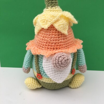 Crochet Patterns Easter Gnome, Daffodil Gnome, Flower Gnome, Gnome Amigurumi Pattern - Etsy