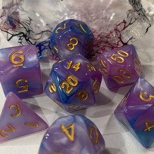 Neon Red and Black Dnd Dice Set Polyhedral Dice Set D&D | Etsy