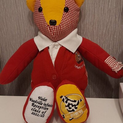 Memory Bear Patch, Memory Bear Foot Patch - Etsy