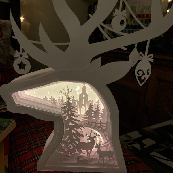 Nativity Scene Lanterns Shadow Box SVG for Cricut Projects DIY Merry ...