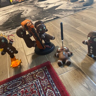 Killer Gingerbread Man With Knife - Etsy