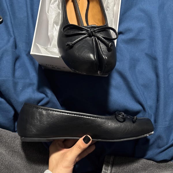 Women Velvet Split Toe Tabi Ballet Flats Vintage Green Brown Tabis ...