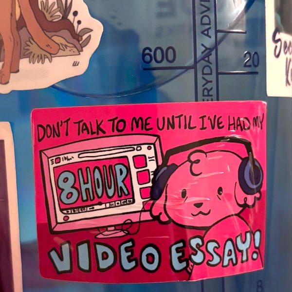 Fanfic Time! & Video Essay! Stickers - Etsy