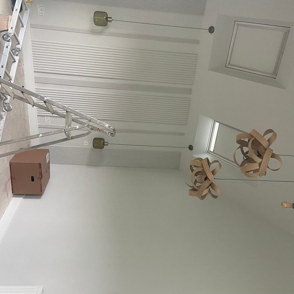 Wood Ceiling Light, Ceiling Light Fixture, Wooden Lampshade, Chandelier ...