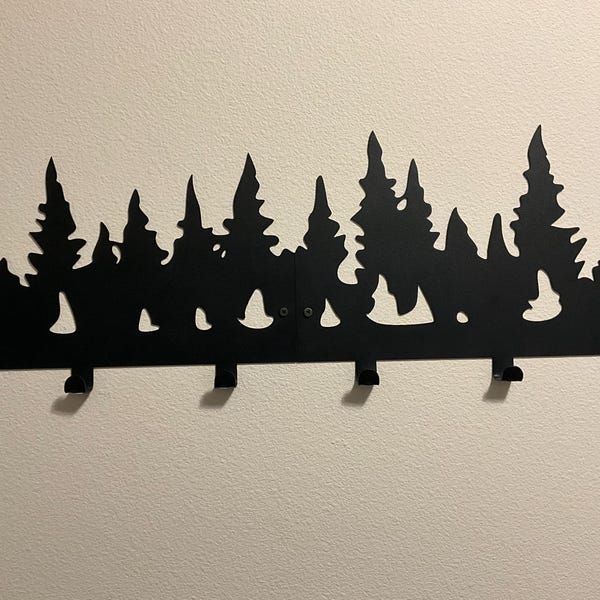 Extra Large Tree Branch Coat Rack / Entryway Organizer / Wall Mounted ...