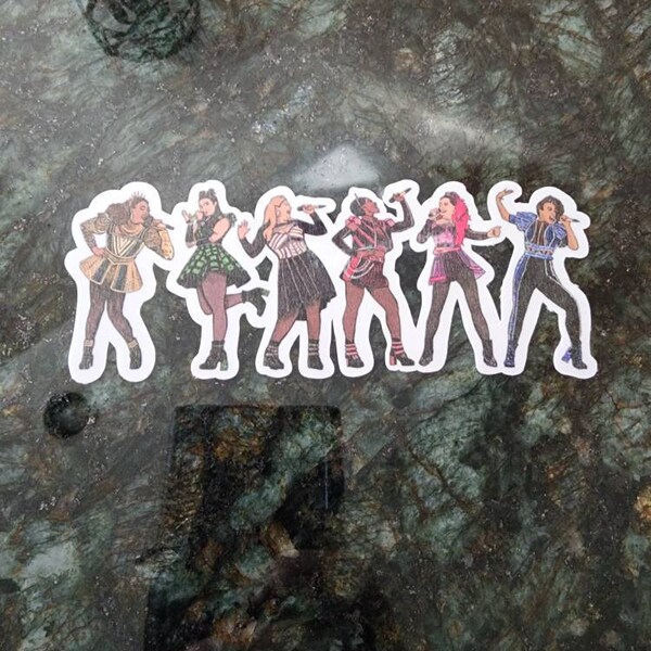 Six Musical Queens!, Tudor Stickers, Six Wives, Broadway, Musical ...