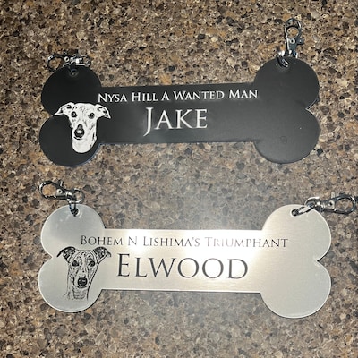 Personalized Crate Tag, Pet Crate Name Sign, Hello My Name is Hanging ...