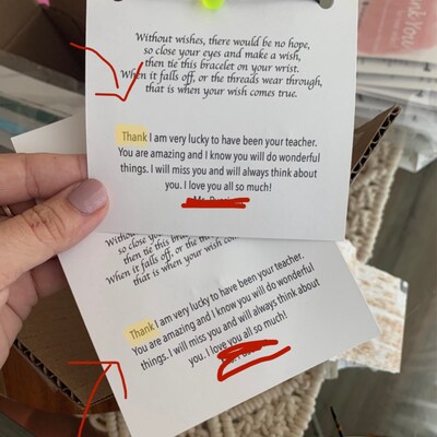 Personalized Back to School Year Class Wish Bracelets Bulk Discount - Etsy