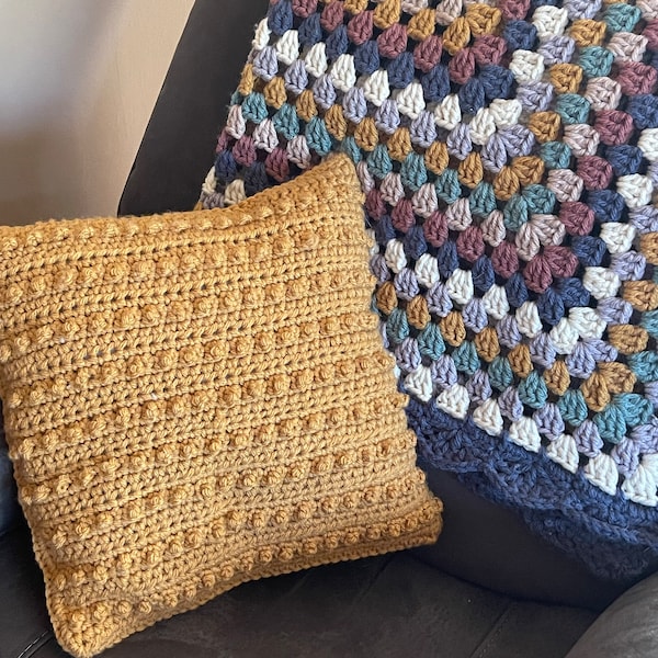 Picot Pillow Crochet Pattern - Crochet Pillow Pattern - Crochet Home ...