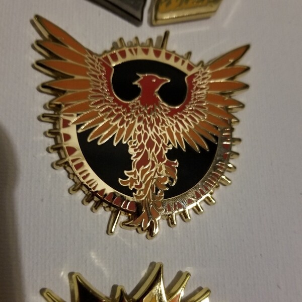 Original Eclipse Phoenix Hard Enamel Pins Lapel Pins - Etsy