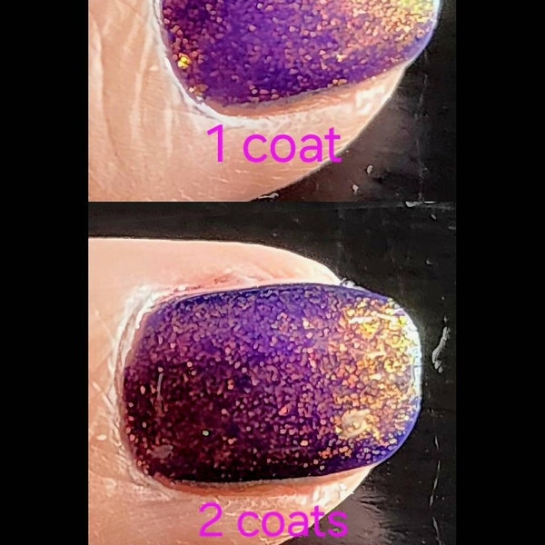 Hallucinate - Rich Indigo Shimmer Nail Polish - Etsy