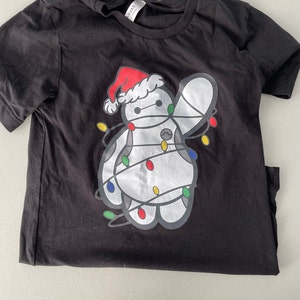 Baymax Christmas Lights Shirt Big Hero 6 Disney Christmas - Etsy