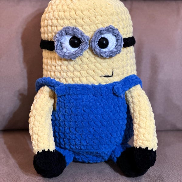 Bob - Cuddle Size - Minion Crochet Pattern Pdf -plush - AMIGURUMI / FR ...