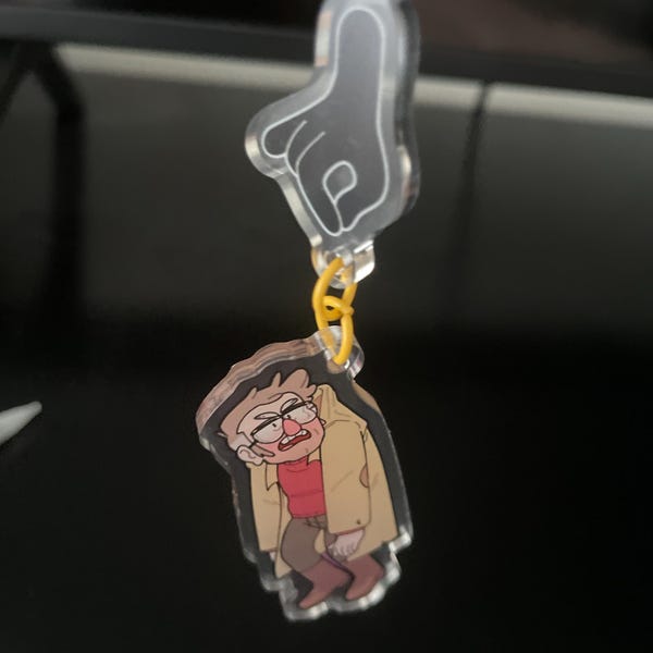 Ford Pines Keychain (gravity Falls) - Etsy