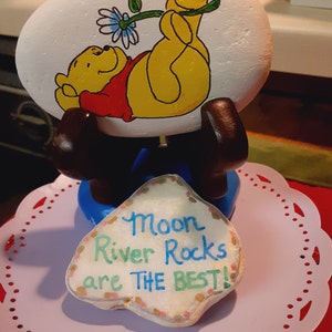 Mardi Gras Painted Rock | Etsy