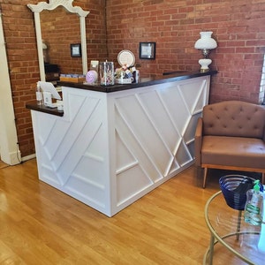 Rustic Reclaimed Retail Counter Reception Desk Office Desk - Etsy