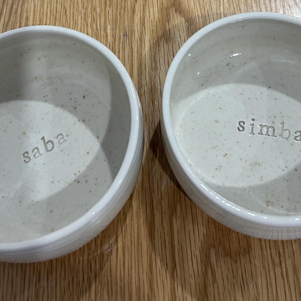 Striped Personalised Mug, Customised Stripe Cup, Hand Made Ceramics ...