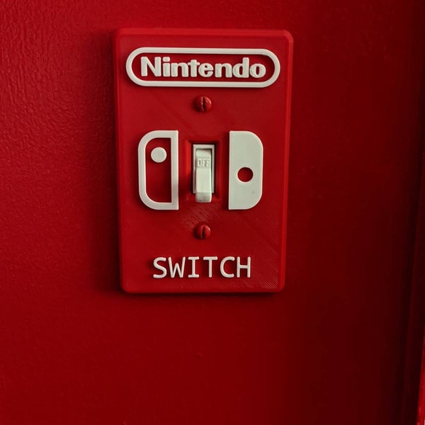 Nintendo Switch Light Switch Plate - Etsy