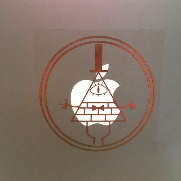 Holographic Gravity Falls Bill Cipher Magic Circle Vinyl Decal - Etsy