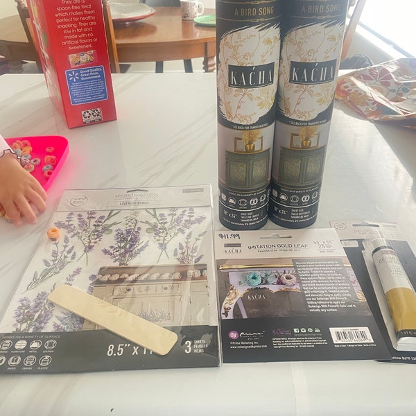 Decor Transfers Gold Foil Kacha – A Bird Song – Total Sheet Size 18″x24 ...