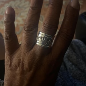 Jesus Name Ring Hebrew Christian Jewelry Yeshua My Savior Ring Yeshu ...