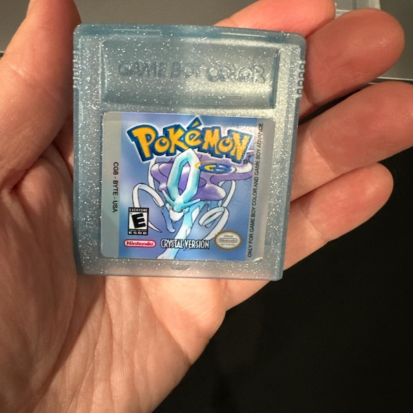 Pokemon Crystal Version Gameboy Replacement Label Precut Decal ...