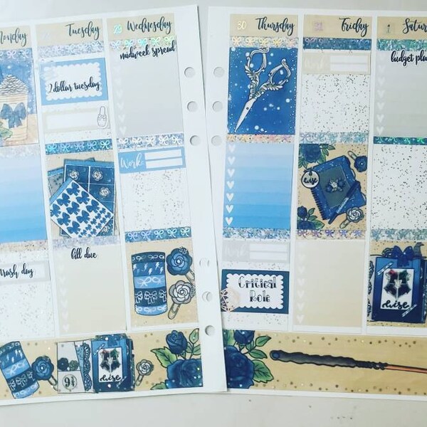 Book Lovers Printable Planner Stickers Weekly Kit Jane Austen, England ...