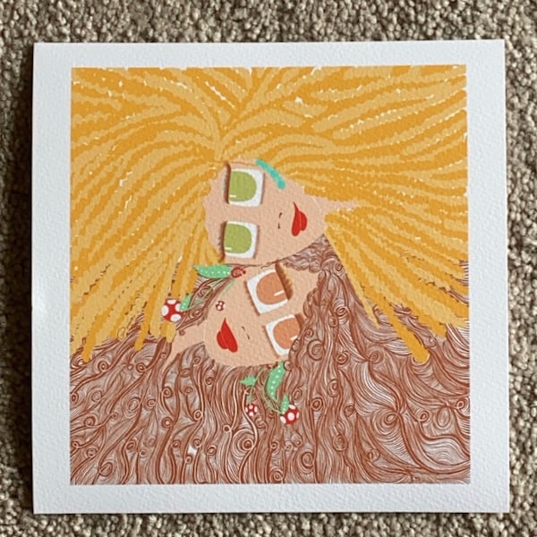 Earthlings Hair Out - STAMPA ARTISTICA - Etsy Italia