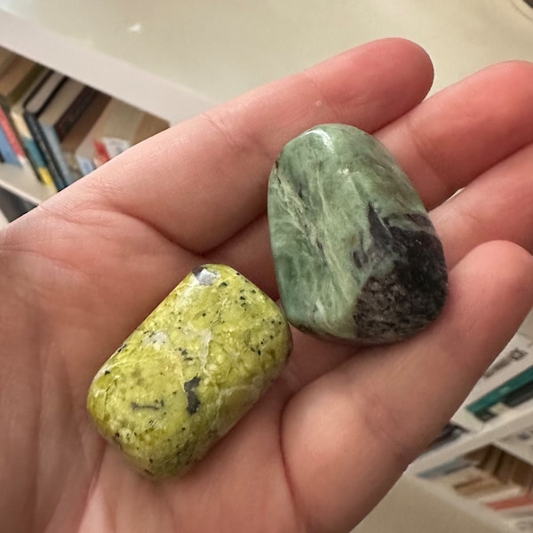 Lizardite Tumbled Stone, Tumbled Lizardite, Polished Lizardite, Healing ...