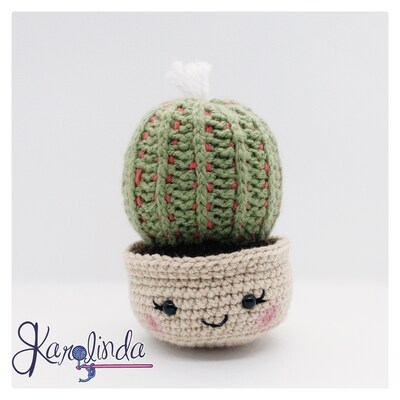 Barrel Cactus Crochet Pattern - Etsy