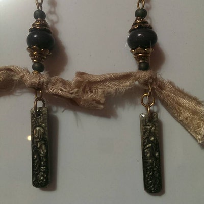 1 Oz Sari Silk Threads W/ribbon Pieces Boho Junk Journal Fiber Beads ...