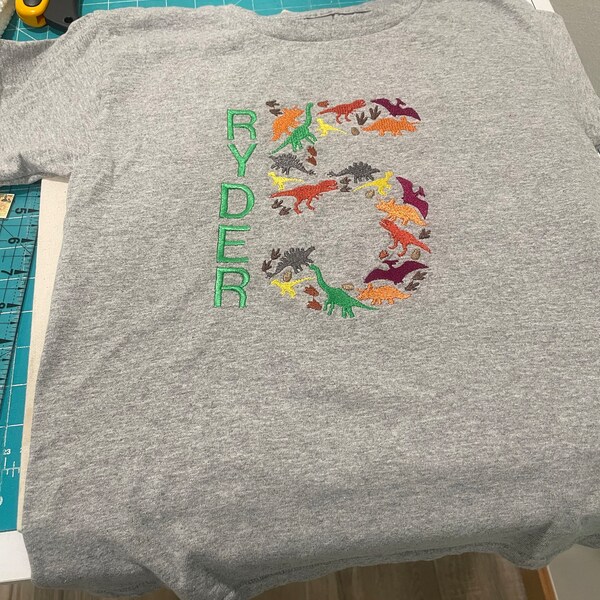 J Dinosaur Embroidery Design Dinosaur Alphabet, Dinosaur Embroidery ...