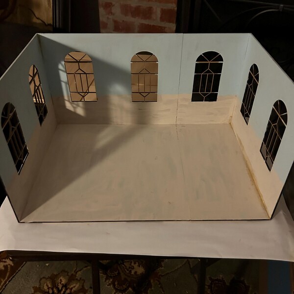 2 Sided Room-box| Dollhouse Miniature Roombox | Room Box | 1:12 Scale ...