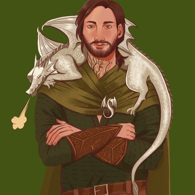 Digital Dnd/oc Character Illustration - Etsy