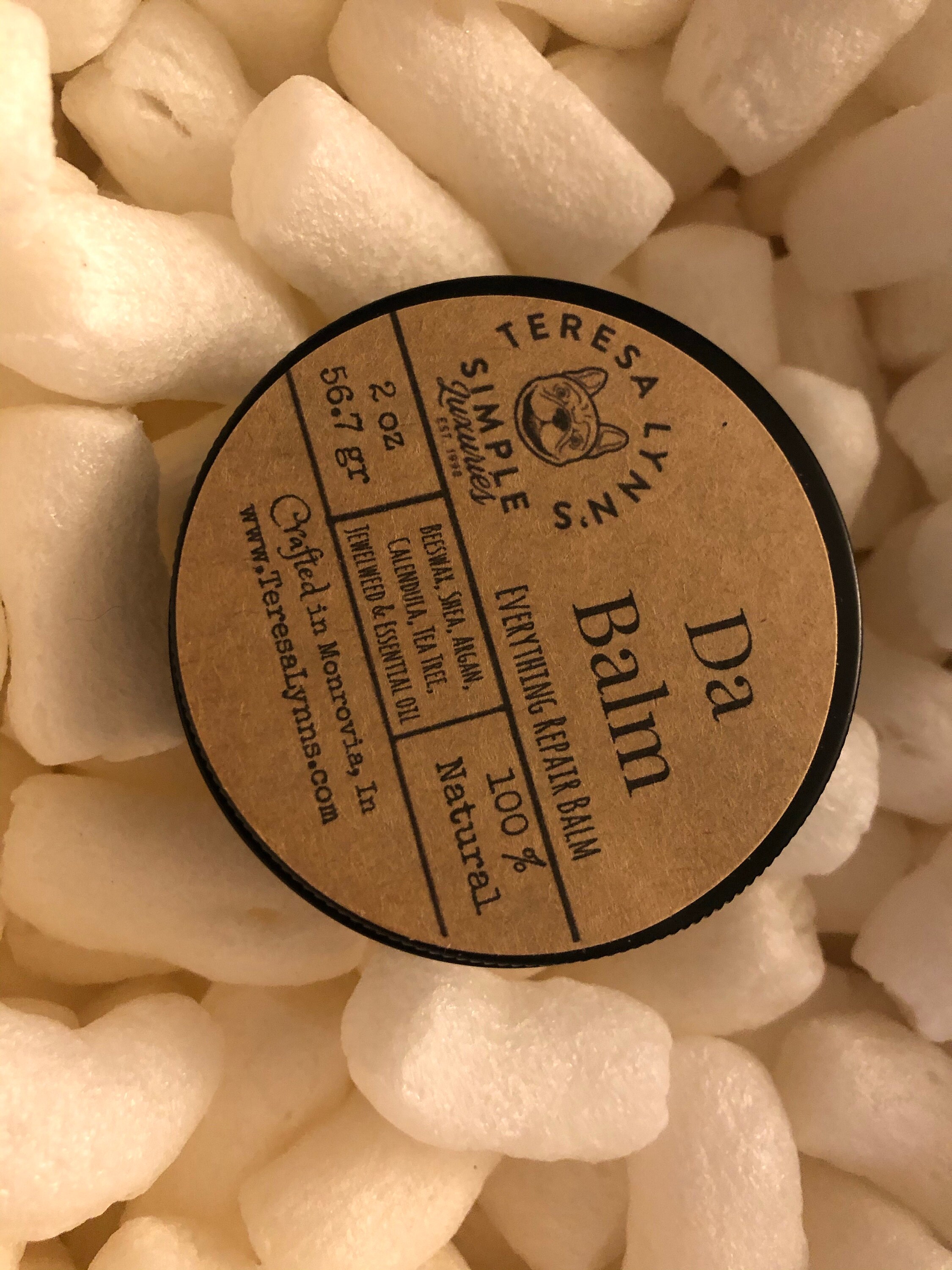 Da Balm, beeswax, Shea, Margo butter, healing balm, cuticle, first aid ...