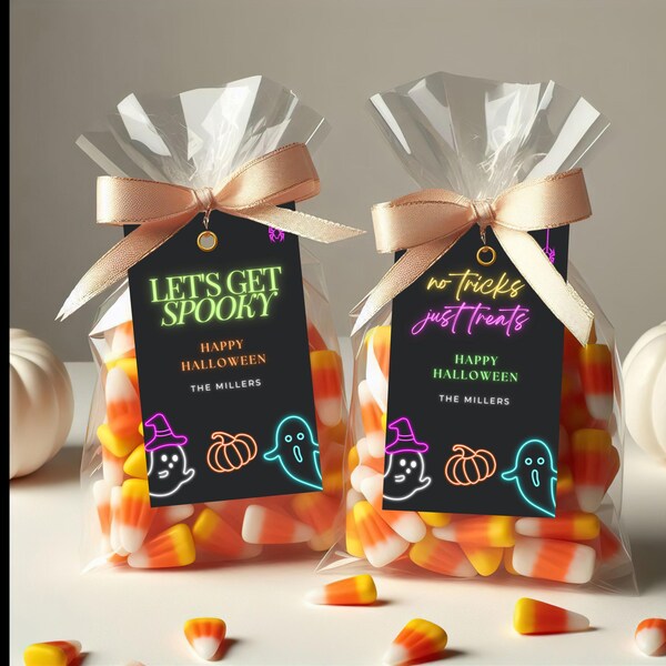 Halloween Candy Corn Tag Mockup, Halloween Sweet Treats 2x3,5 Tag ...