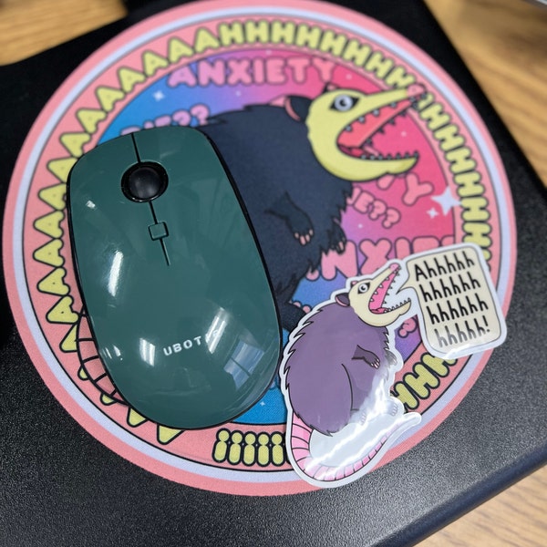 Ahhhhhhh Possum Die Cut Sticker - Possum Stickers, Kawaii Sticker ...