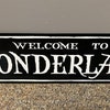 Welcome to Wonderland Aluminum Sign Alice in Wonderland Decor Gift ...