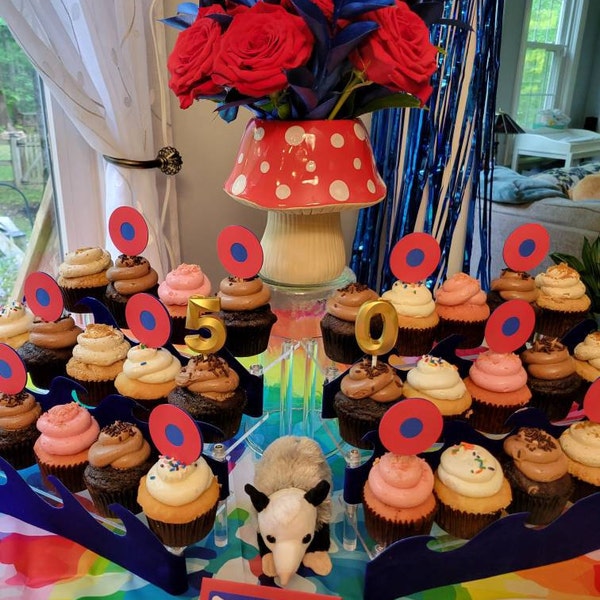 Uterus Party Picks // Cupcake Toppers - Etsy