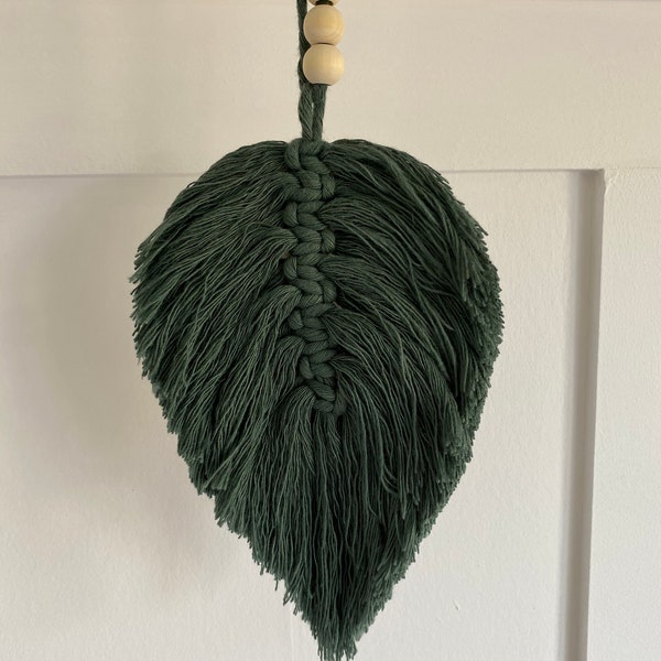 Macrame Kit Leaf DIY. Choose Your Colour - Etsy UK