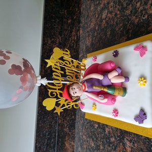 Edible Man Boy Laid on Sofa Watching Tv Birthday Cake Topper - Etsy