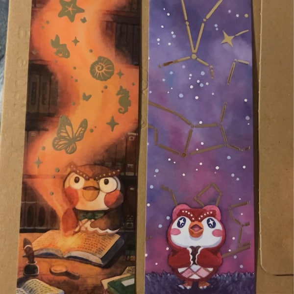 Foiled Bookmarks - Flick - Celeste - Pascal - Blathers - Animal ...